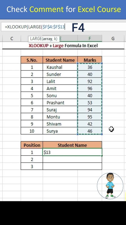 Large Xlookup Formula In Excel Excel Exceltips Exceltutorial Shorts Msexcel