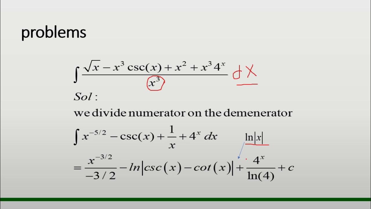 lec 1 integration - YouTube