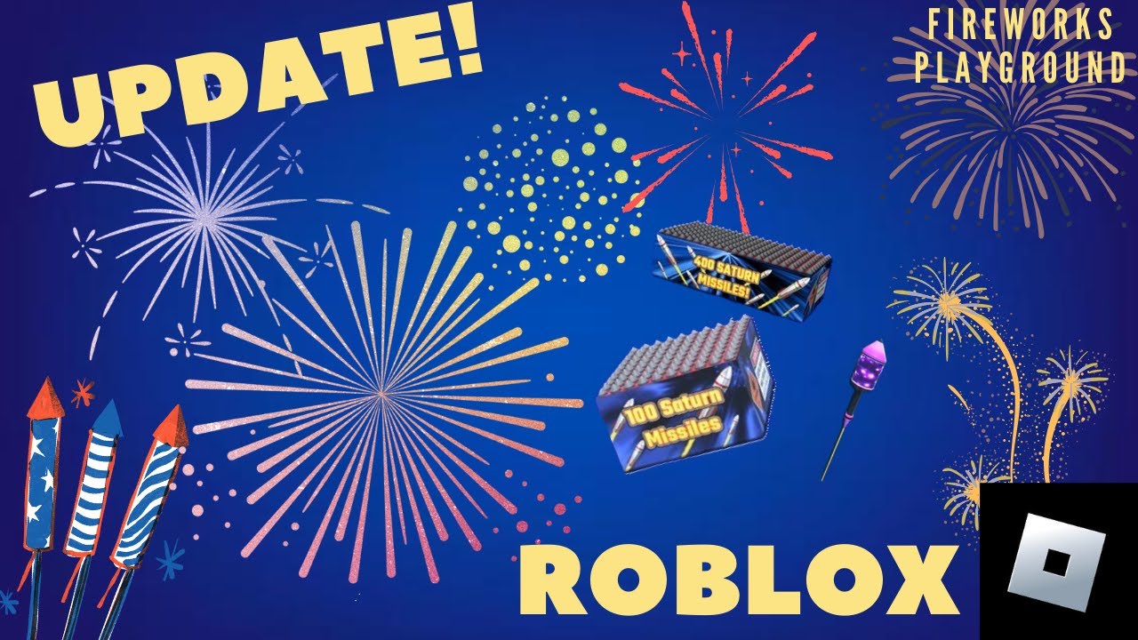 New update in Roblox Fireworks Playground! - YouTube