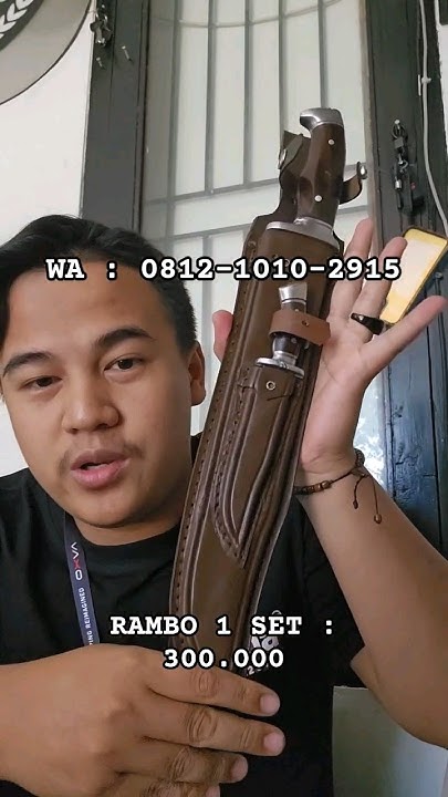 RAMBO 1 SET BERANAK CUMA 300RB PESANAN BANG RISKI - YouTube