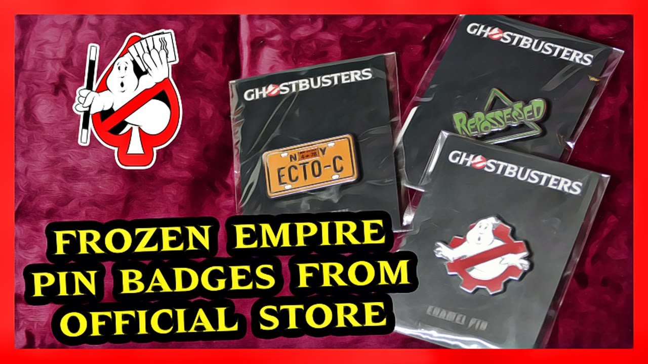 Ghostbusters Frozen Empire Enamel Pins - Ecto-C, RePossessed ...