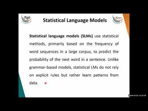 1.3.Language Modeling, Grammar based& statistical based - YouTube