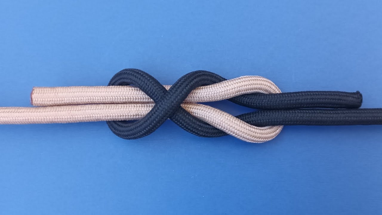 Very useful, beautiful and practical knot for connecting ropes - YouTube