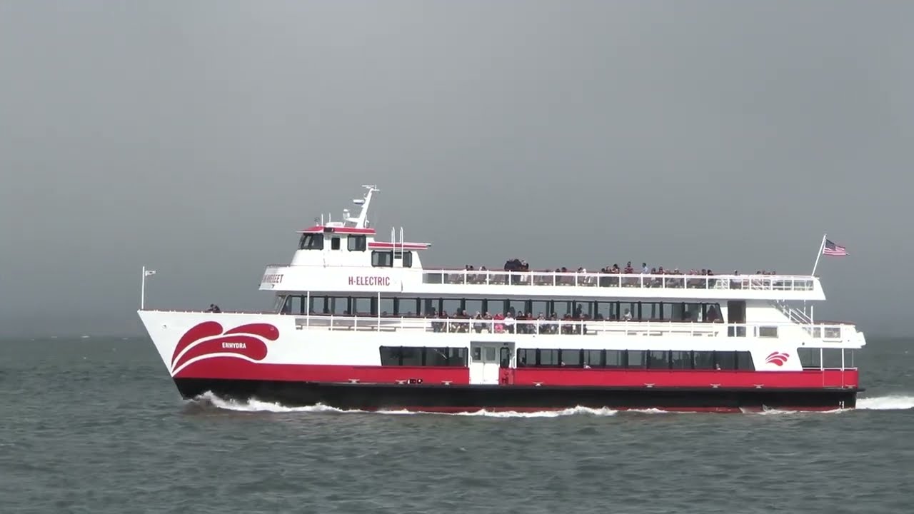 "Enhydra" Ferry Red & White Fleet San Francisco Bay California - YouTube