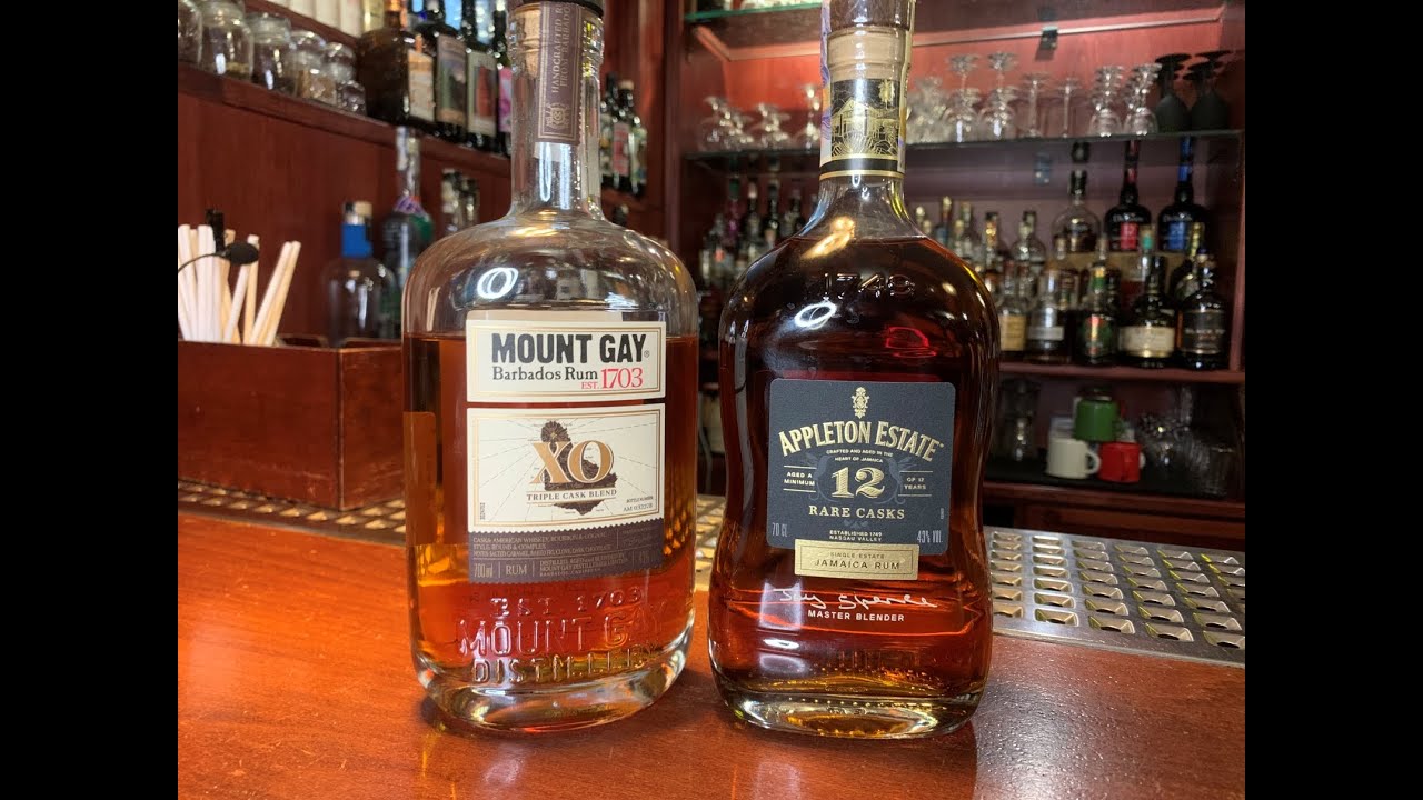 Rumová postupka Lukáše Dvořáka: Mount Gay XO VS Appleton Estate Rare Casks 12y - YouTube