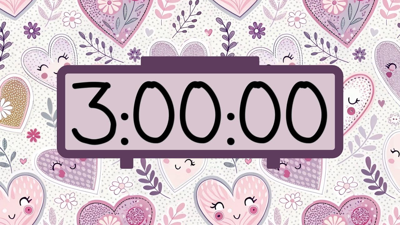 ⏳ 3-Hour Countdown Timer – Stay Focused & Productive 🎯 | No ...