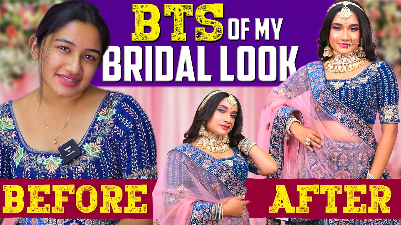 BTS Of My Photoshoot 📸 | North Indian Bridal Look Photoshoot | Raveena ...