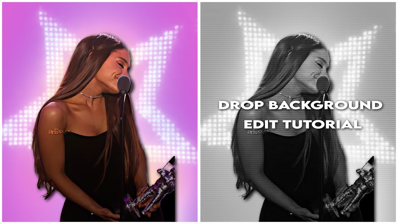 Drop Background Edit Tutorial- After Effects - YouTube