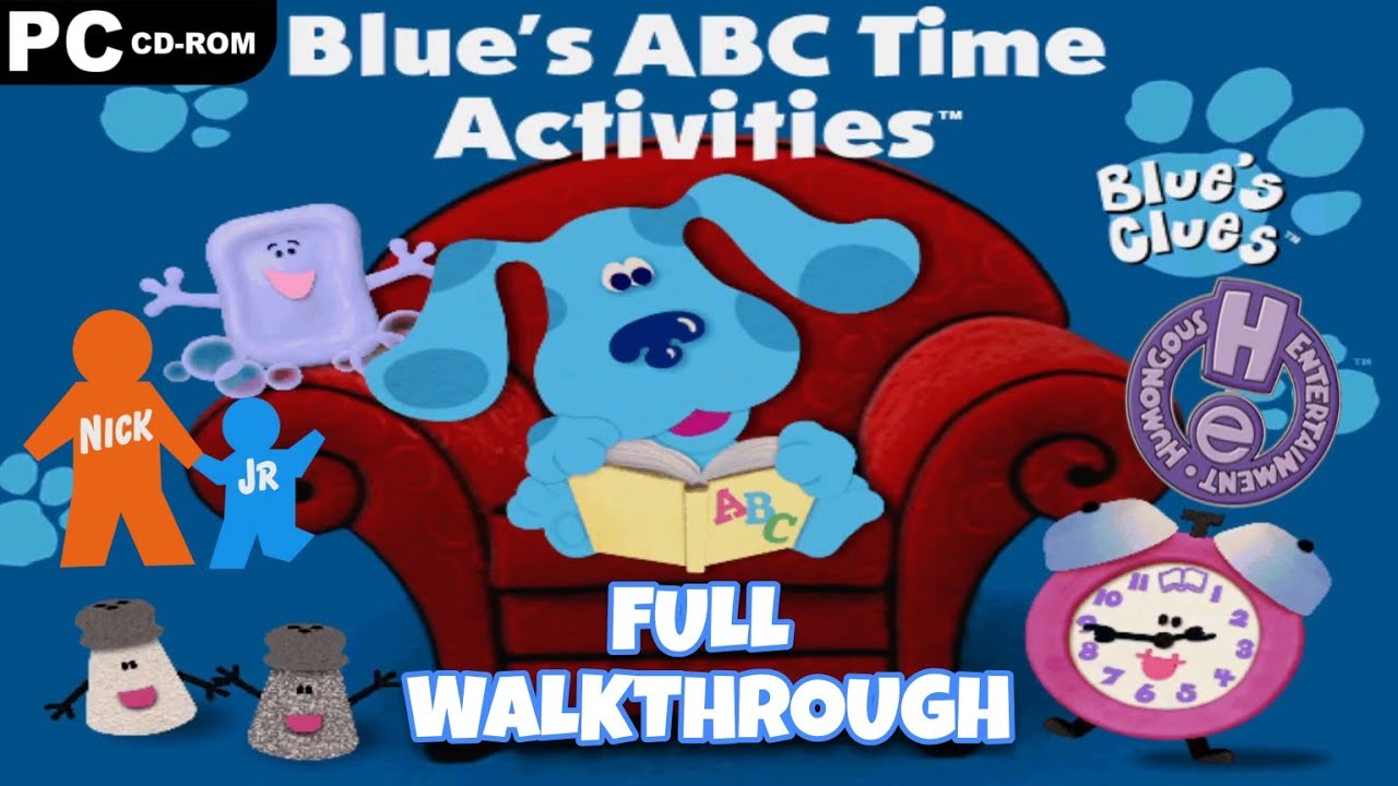 Blue's Clues: Blue's ABC Time Activities (1998) PC Gameplay - YouTube