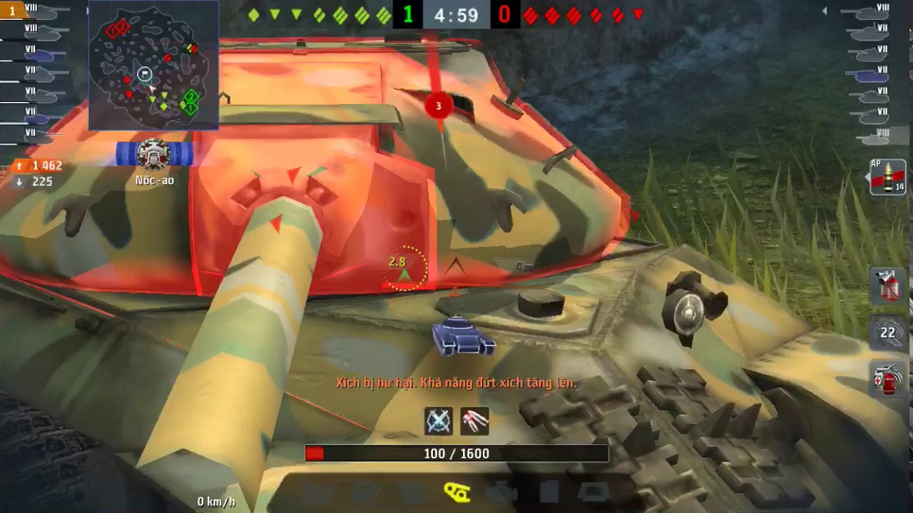 Tiger II, 2k damage WOTB - YouTube