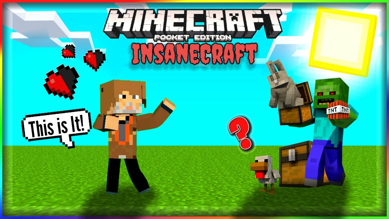 MINECRAFT: InsaneCraft Ep.1 *Meet Our New Friend* | CrundeeNZ - YouTube