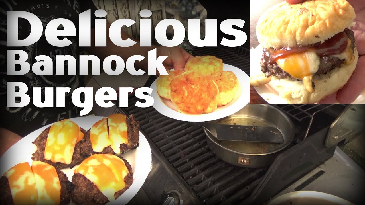 Bannock Burgers are Delicious 😋 - YouTube