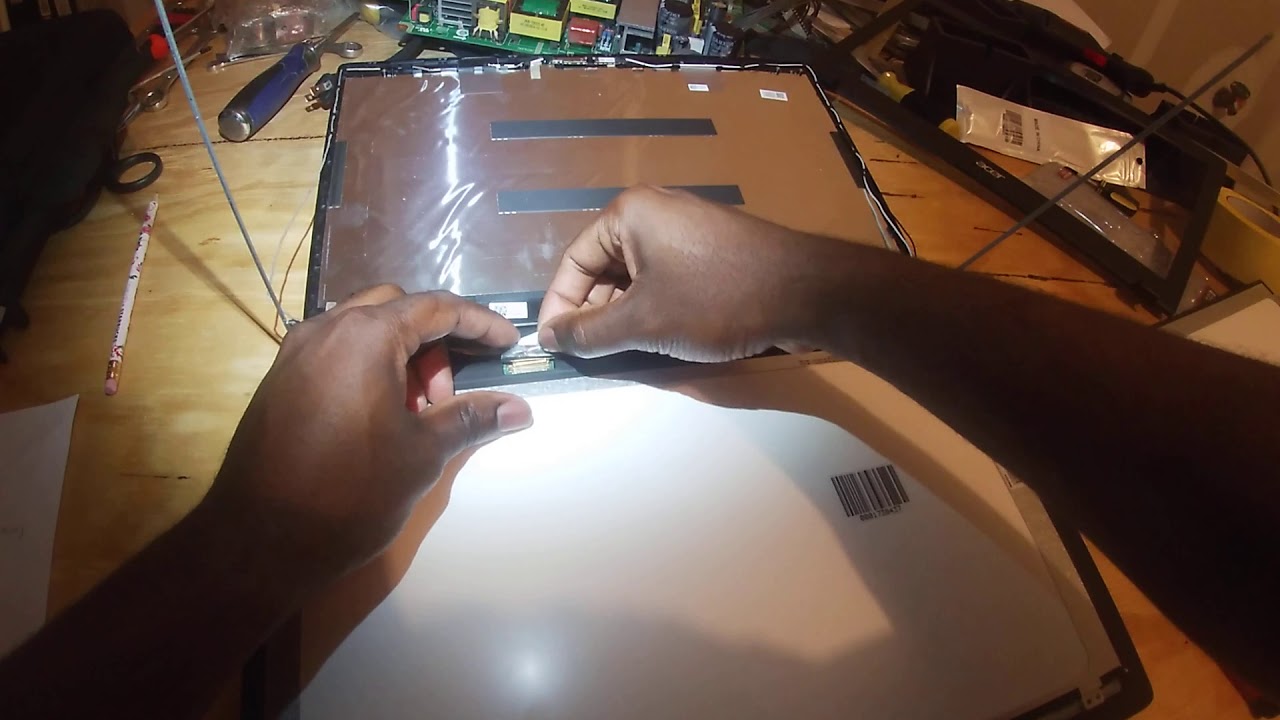 How to order and replace broken laptop screen - YouTube