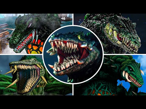 Evolution of Biollante in Godzilla Games (PS1 - PS5 | 1993 - 2024)
