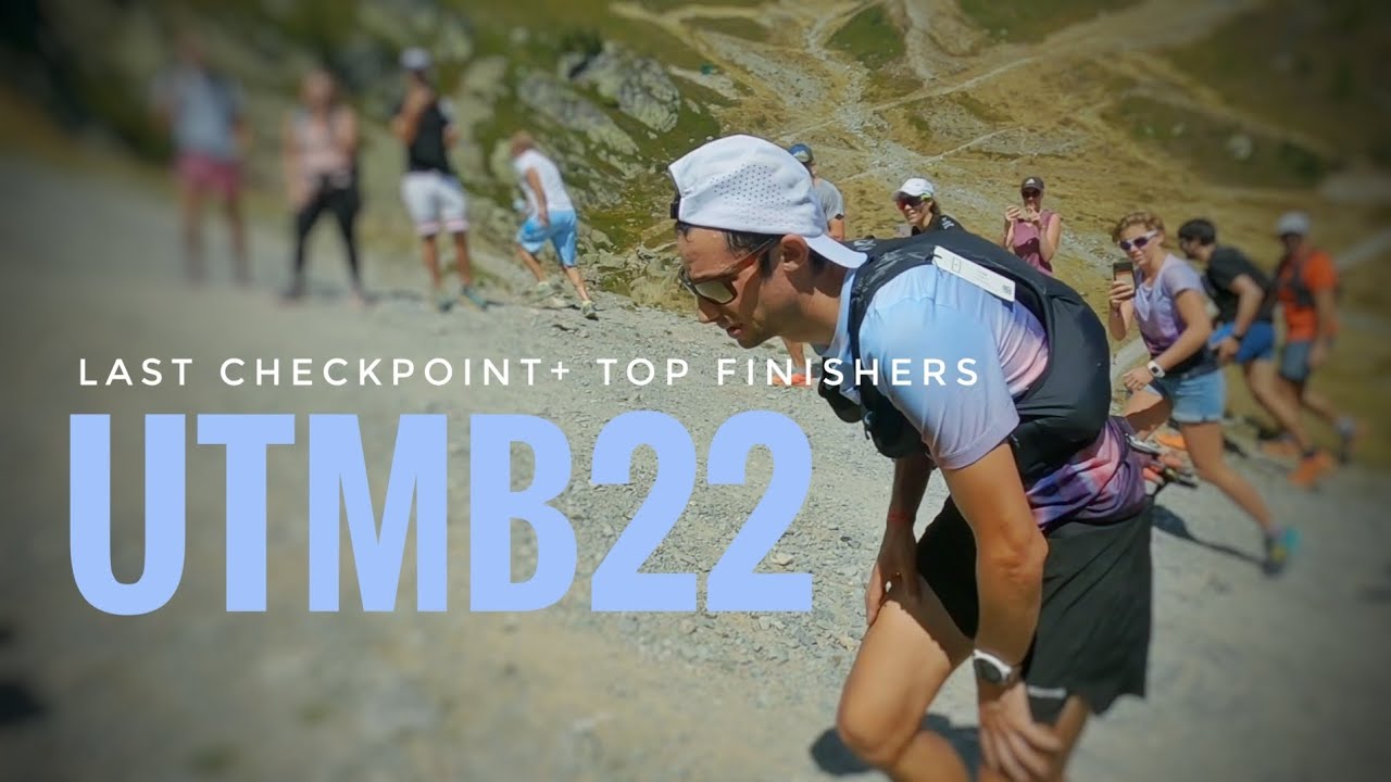 UTMB 2022 - Top finishers at La Flègere & at the finish line - YouTube