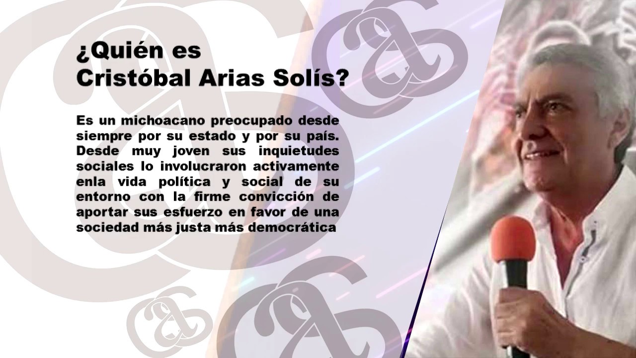 promocional ¿Quién es Cristóbal Arias Solís? - YouTube
