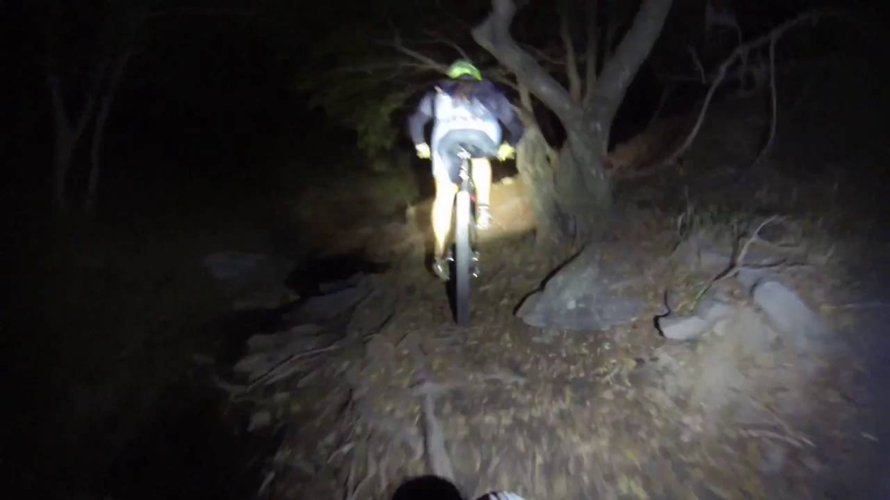 xanthi mtb trails at night - YouTube