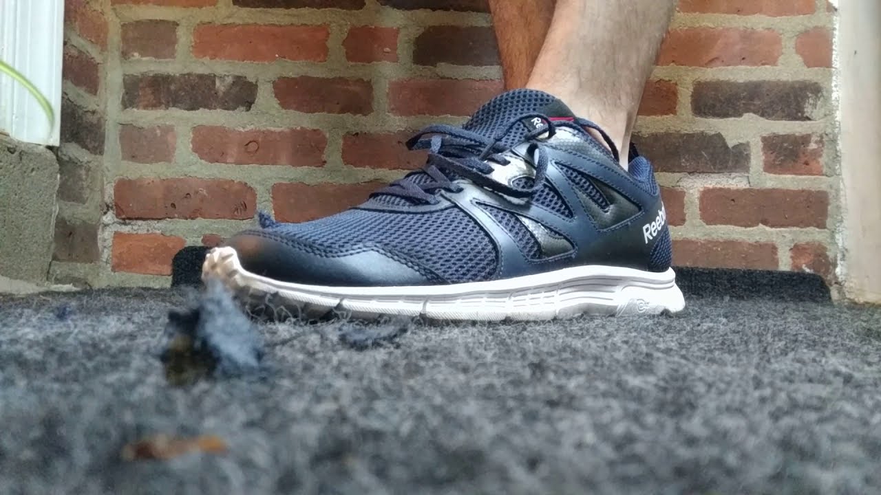 Ripping Open Reebok Running Shoes - YouTube