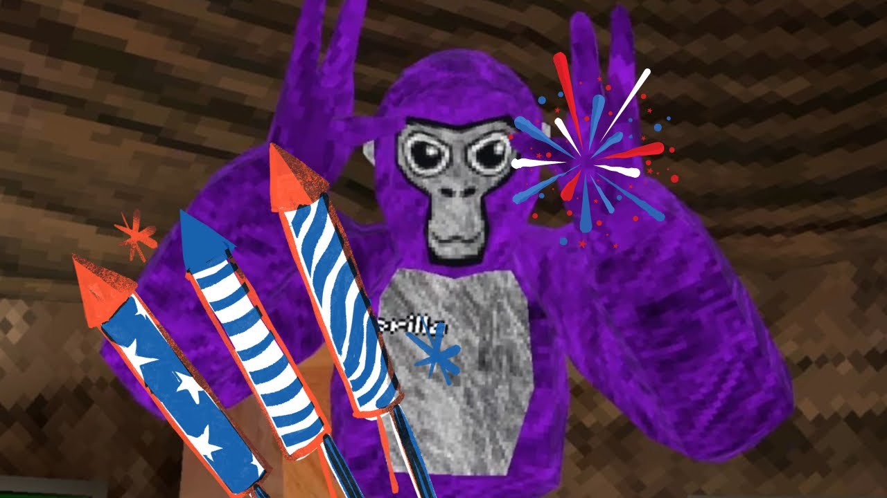 They added FIREWORKS to the new Gorilla Tag UPDATE??? - YouTube