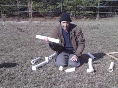 PVC Pipe Target Stand - YouTube
