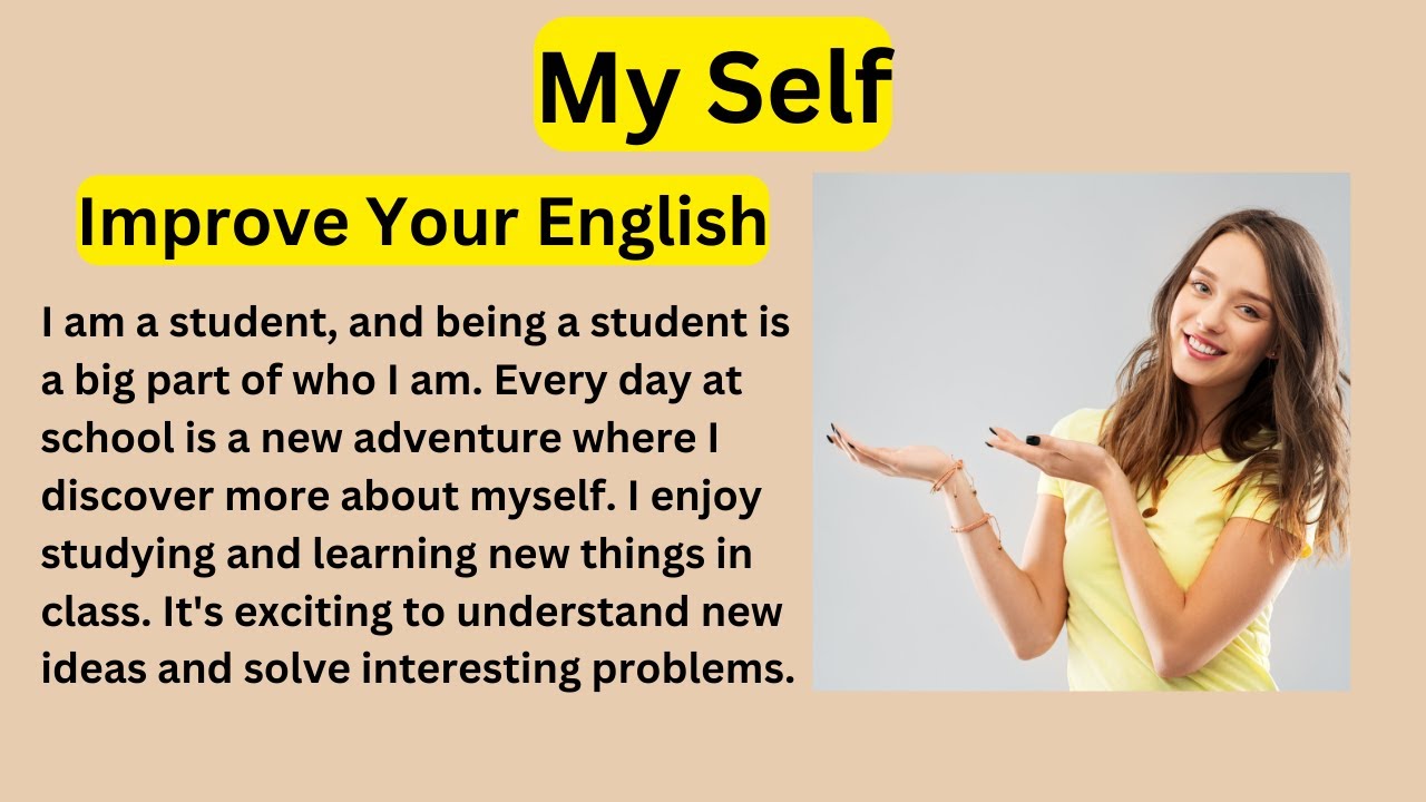 My Self | Speak English Fluently | Listen and Practice #english # ...