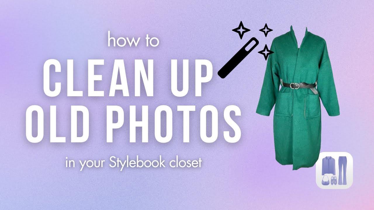 Clean Up Old Photos In Stylebook Closet App - YouTube