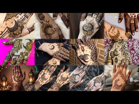 Latest🥳 Eid special mehndi design 2026/ beautiful Eid Mehndi Design /Chand Mehndi Design/Moon Mehndi