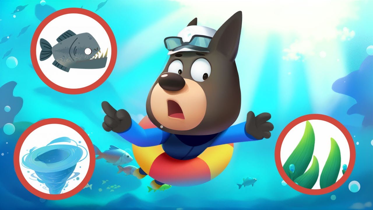 Swimming Safety | Outdoor Safety Tips | Kids Cartoon | Police Cartoon ...
