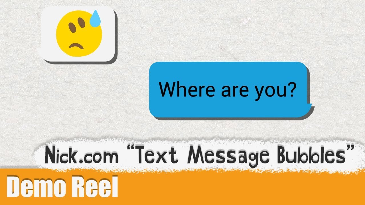 Character Animation Demo Clip - Nick.com "Do Not Touch Button: Text ...