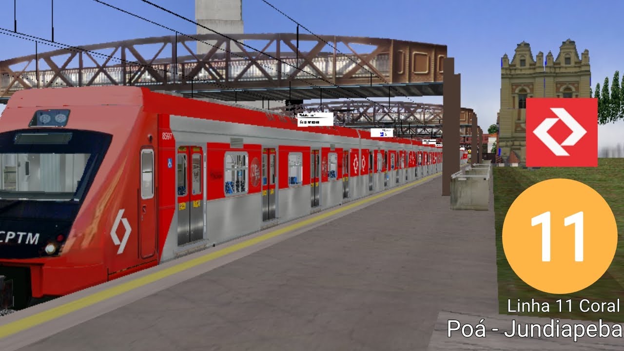 Linha 11 Coral Série 8500 Poá - Jundiapeba - YouTube
