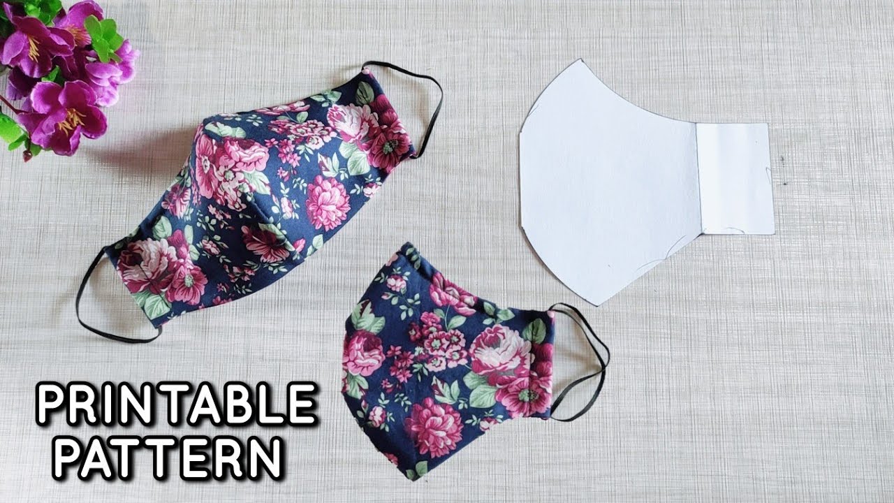 Breathable Face Mask for Summer DIY | New design with easy pattern ...