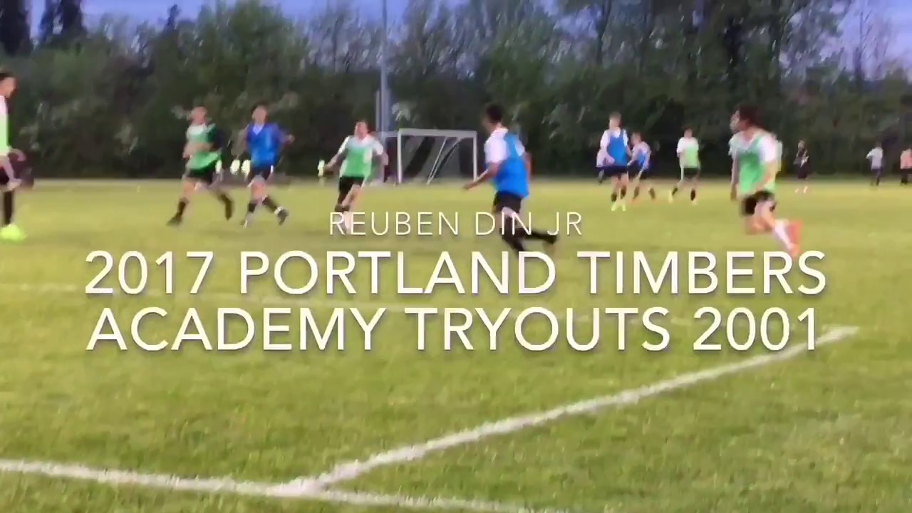 Reuben Din Jr 2017 Portland Timbers Academy Tryouts - YouTube