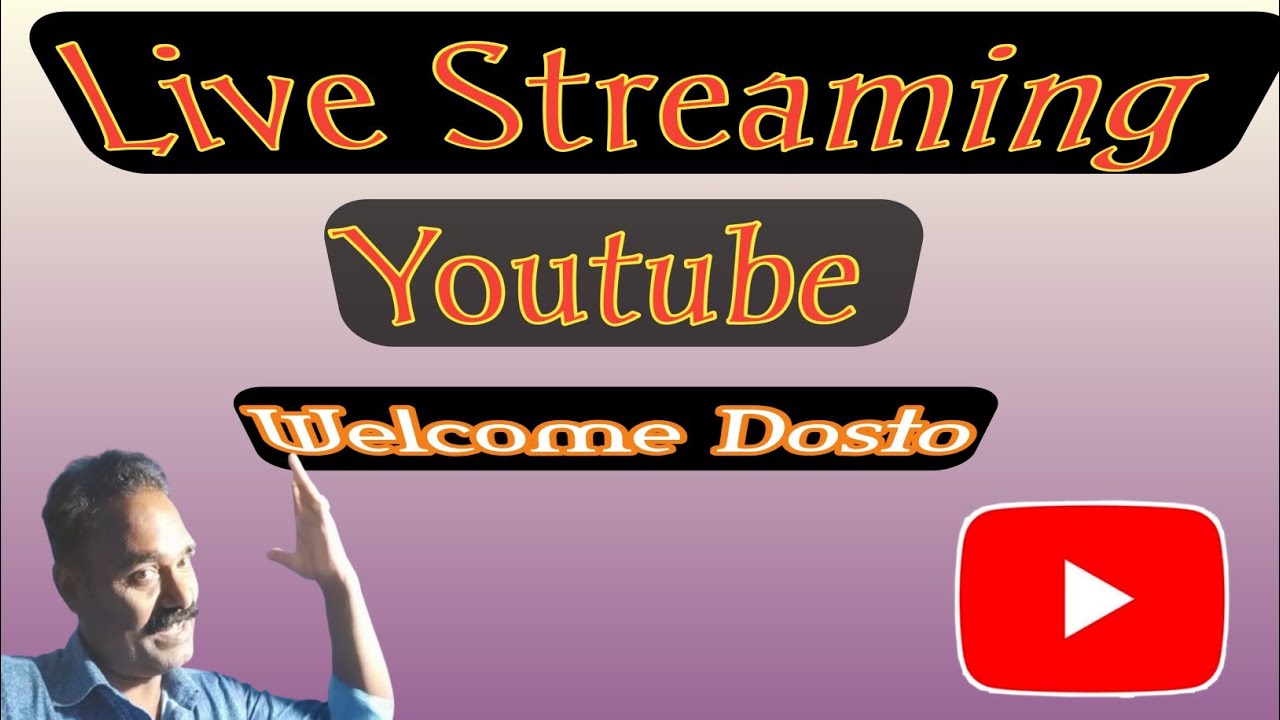 Live Streaming Welcome Dosto || Pramod Jee - YouTube