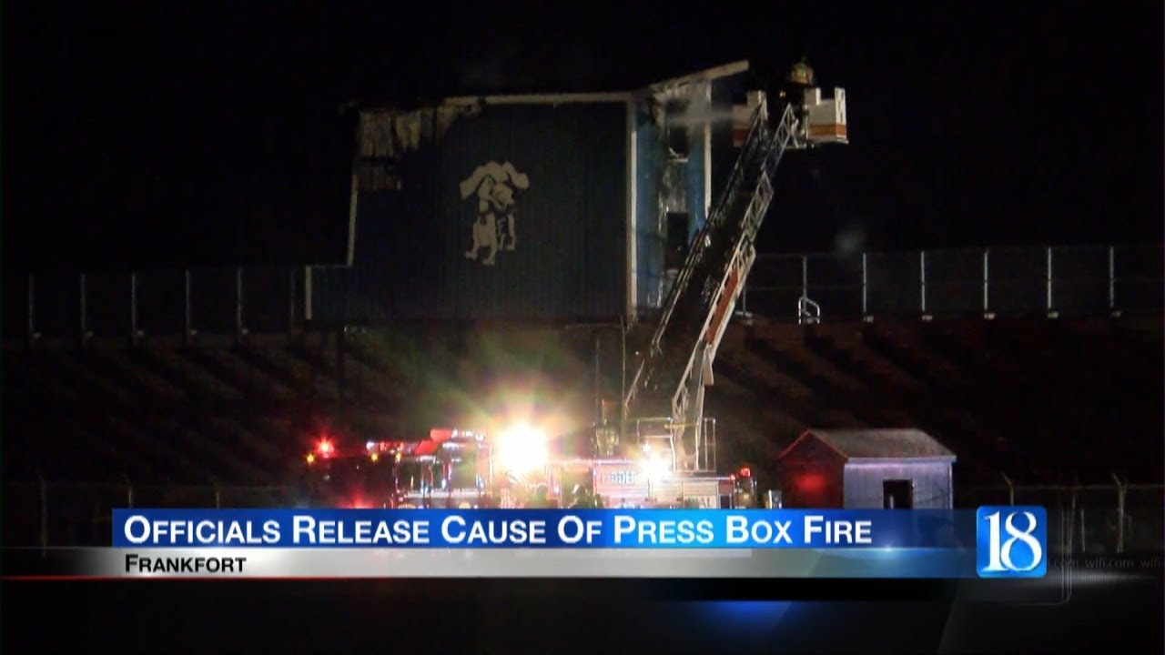 Officials release cause of press box fire - YouTube