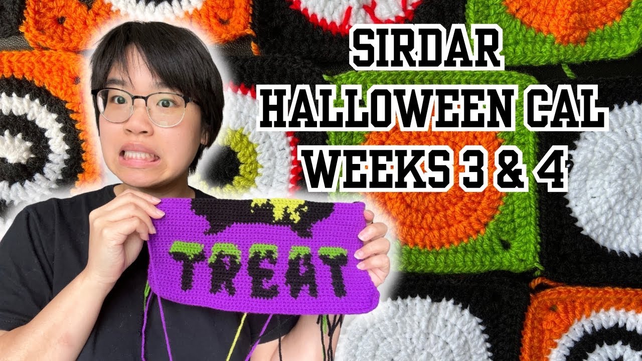 SIRDAR HALLOWEEN CAL WEEK 3&4 | Falling Behind - YouTube
