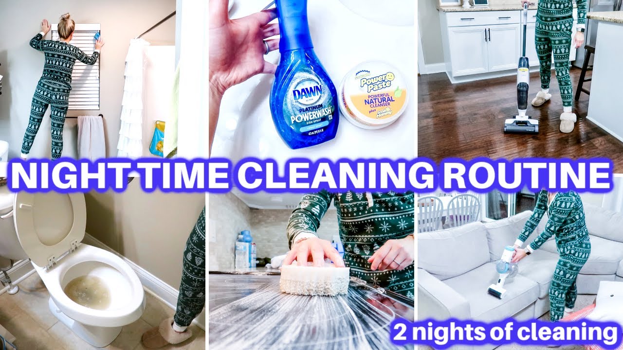 🌙NIGHT TIME DEEP CLEAN WITH ME | AFTER DARK SPEED CLEANING MOTIVATION ...