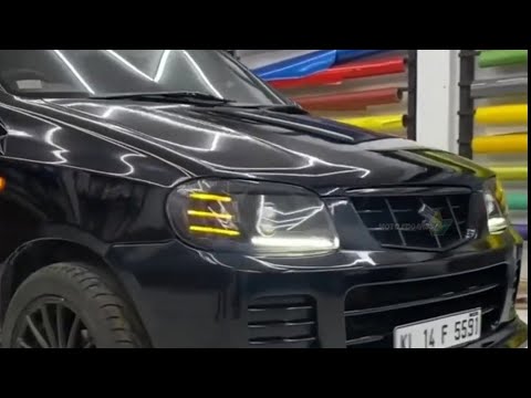 modified alto headlights | drl installed|Nxt level modification ...