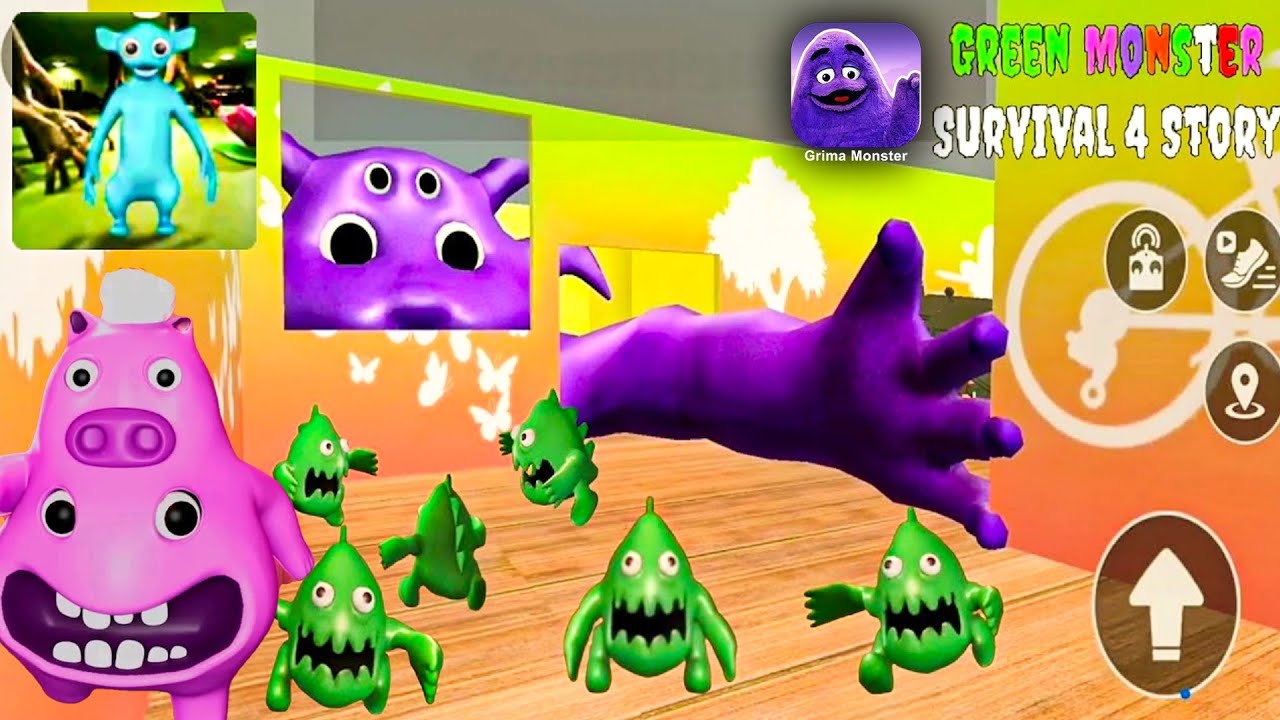 Green Monster Survival 4 Story Full Gameplay For Android&ios Mobile ...