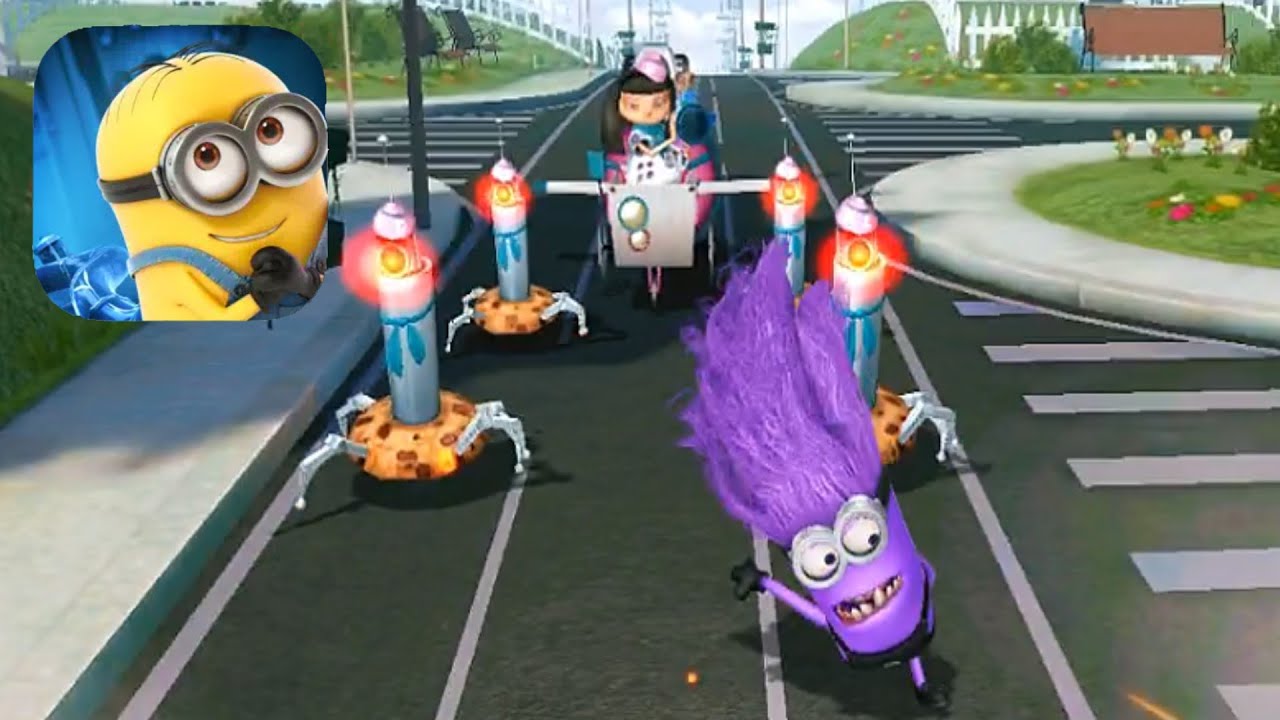 Despicable Me Minion rush Disguised minion vs Meena boss rush gameplay ...