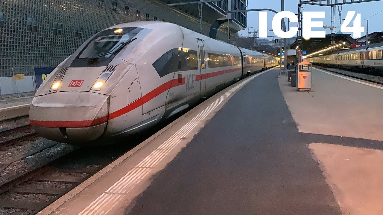 Wagen Rundgang im neuen ICE 4 der Deutschen Bahn - YouTube