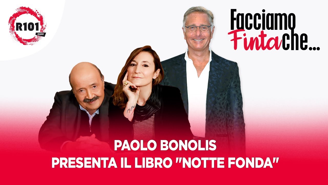 Paolo Bonolis presenta il suo libro "Notte fonda" - YouTube