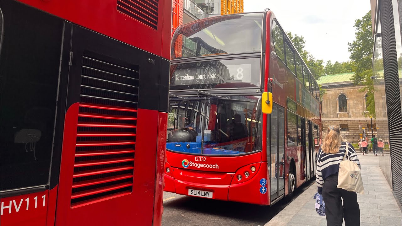FULL ROUTE VISUAL | SLN Bus Route 8 Tottenham Court Road - Bow Church ...