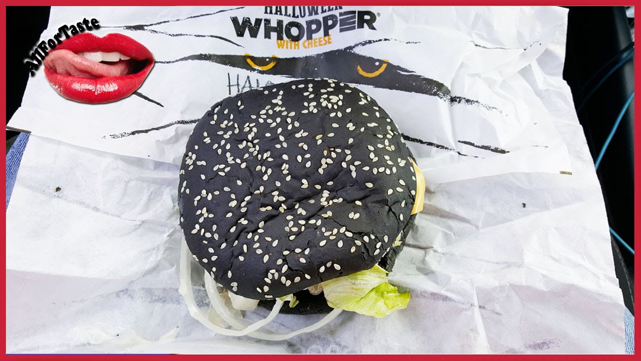 Burger King Halloween Whopper - YouTube