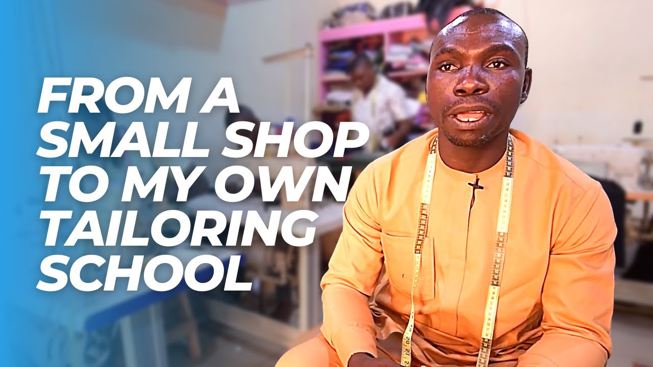 How This Man Went From A Small Tailoring Shop To Starting His Own Tailoring School - YouTube