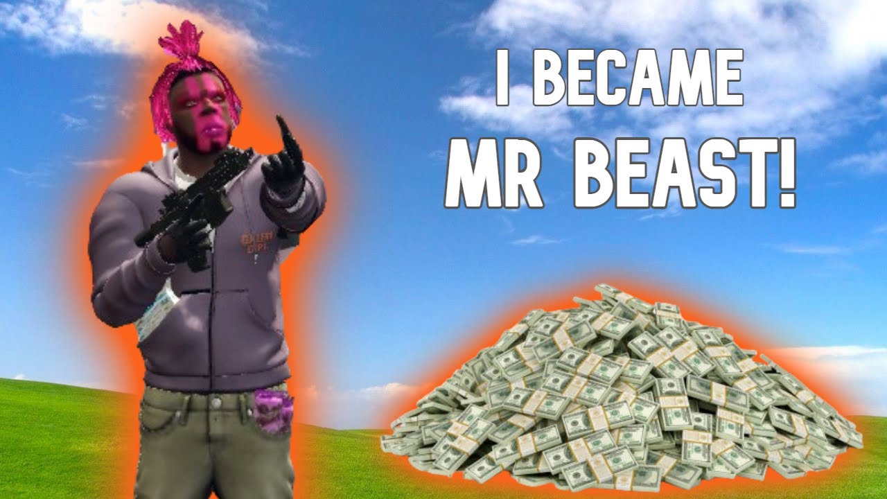 I Became MR BEAST... GTA RP Trolling - YouTube