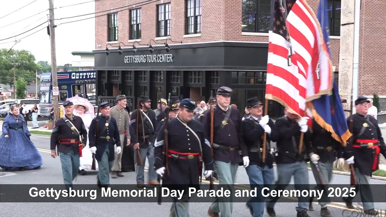 Gettysburg Memorial Day Parade 2025 - YouTube
