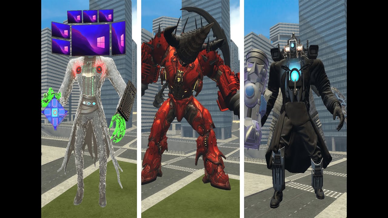 THE WAR OF THE THREE PCMAN TITAN,UPGRAGED TITAN CAMERÂMN V2 AND TV ...