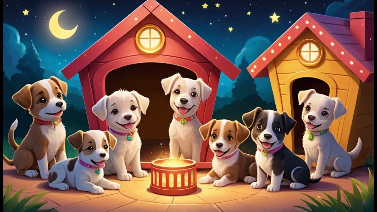 Playful Three Little Dogs 🐶🎵 | Fun Kids Song | Sing Along & Dance ...