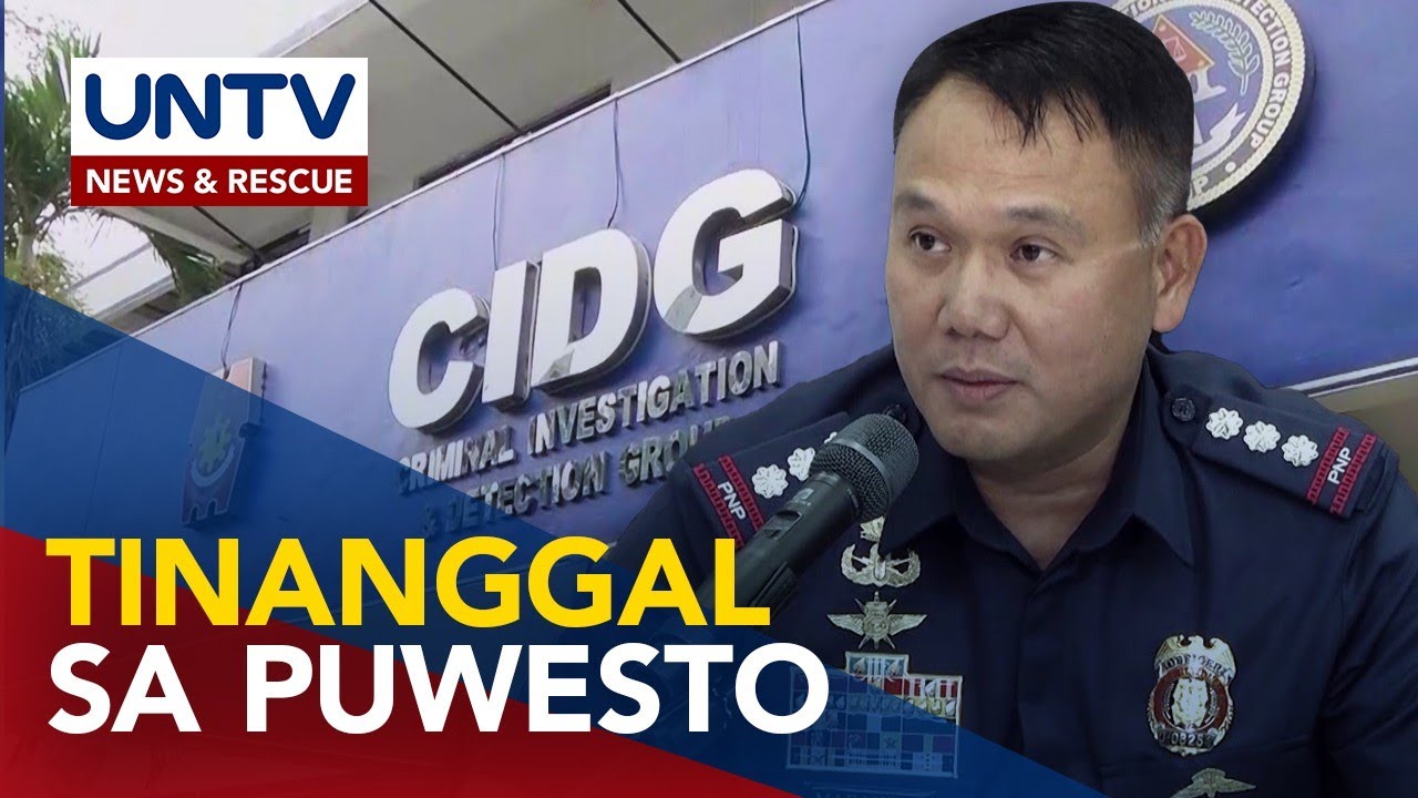 CIDG-NCR chief, inalis sa pwesto matapos masangkot ang ilang tauhan sa ...