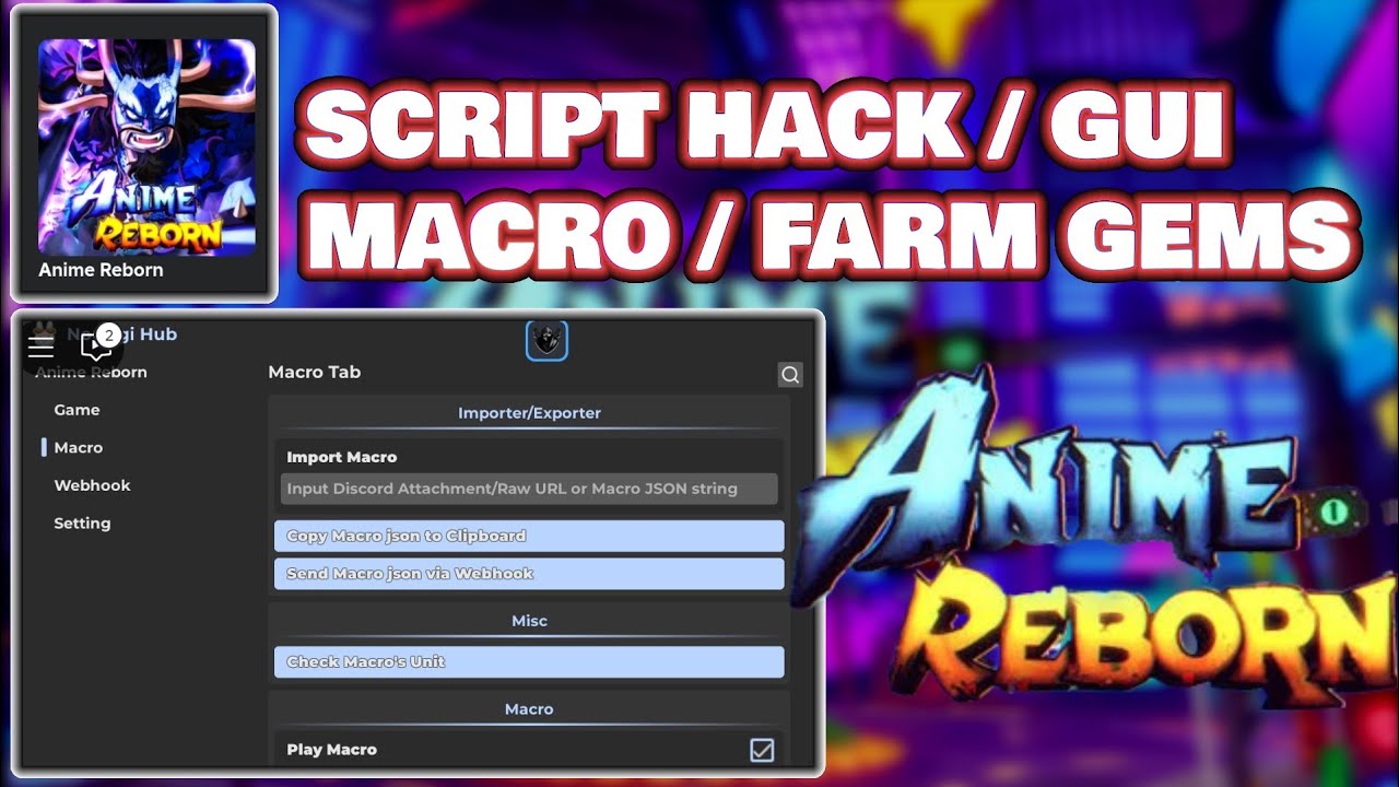 Anime Reborn Script Hack | Macro Auto Farm Gems *PASTEBIN* - YouTube